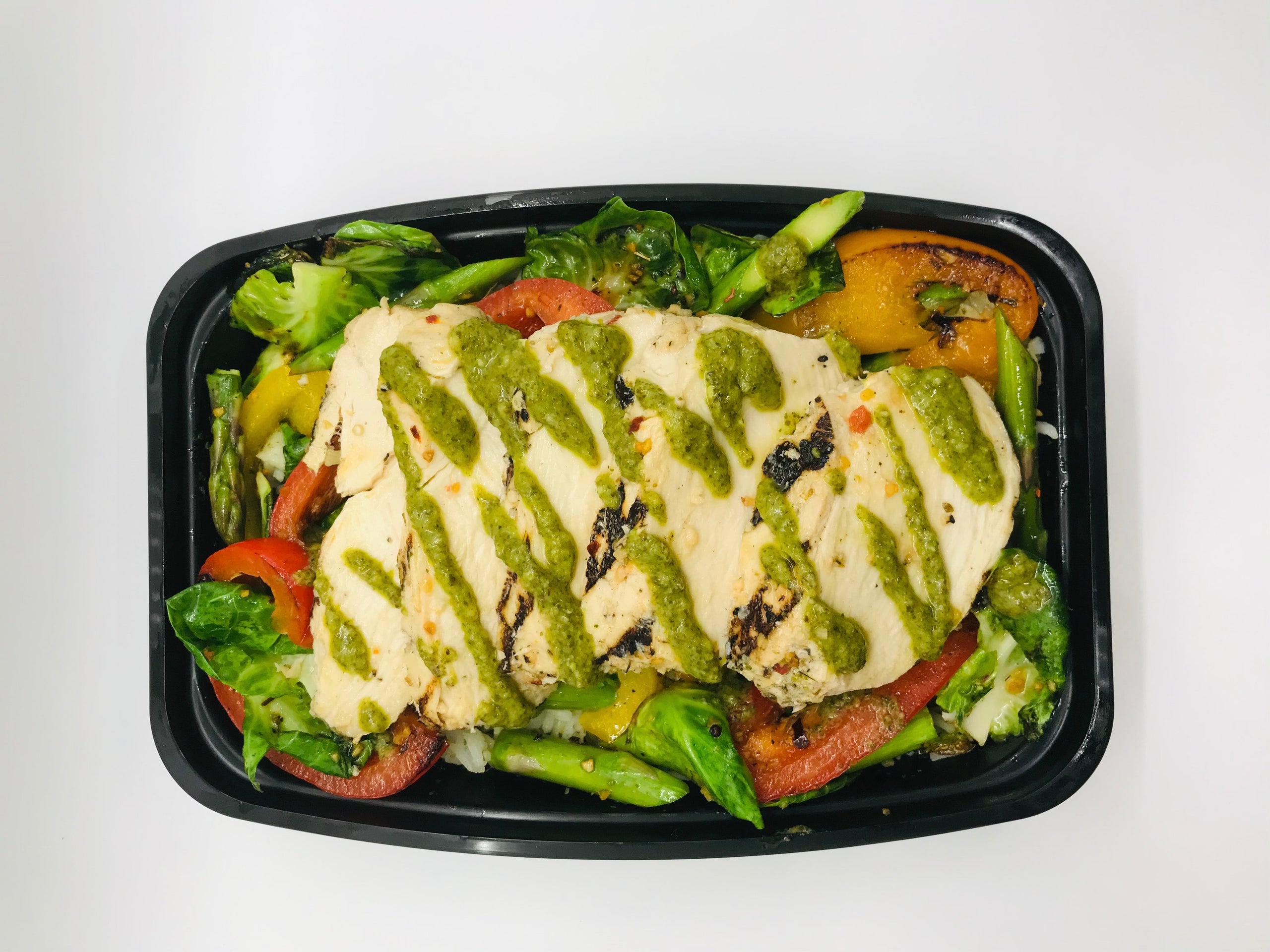 Pesto Chicken Rice Bowl | Bush's Catering
